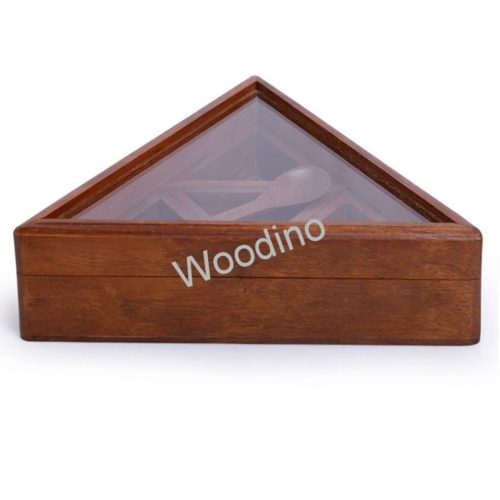 Woodino Triangle Spice Container